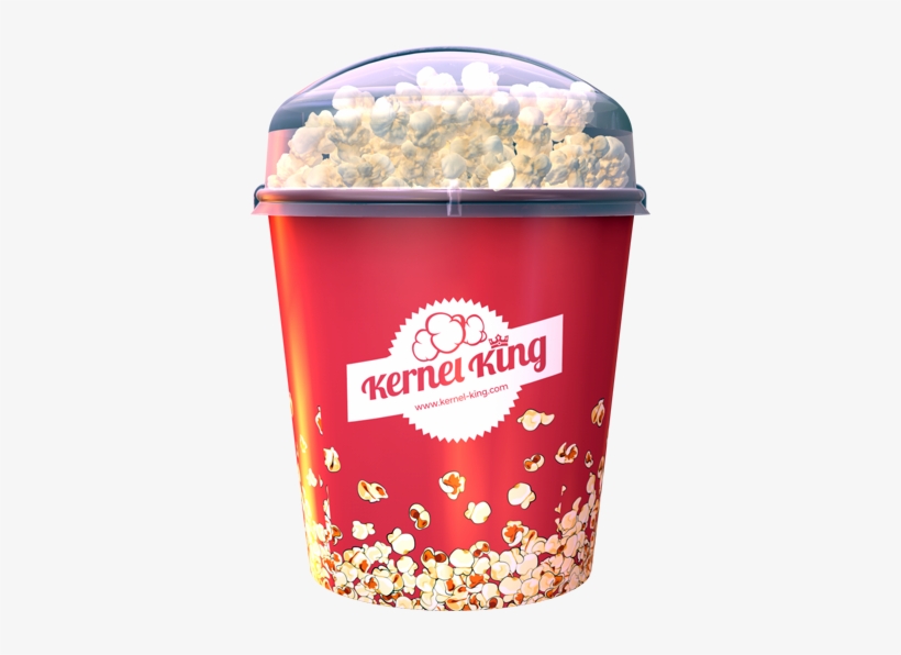 Kernel King Bucket With Lid - Kernel King - Free Transparent PNG Download - PNGkey