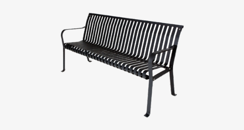 Benches In Metal - Street Bench Black - Free Transparent PNG Download ...