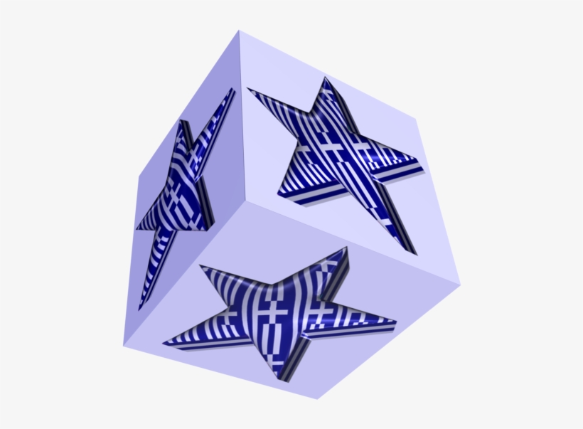 3d Plastic Greek Cube - Triangle - Free Transparent PNG Download - PNGkey