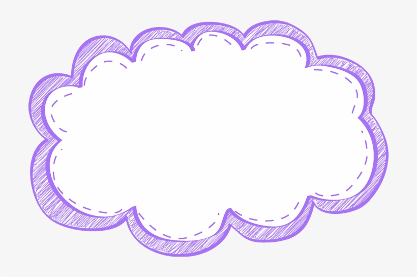 Clouds Label - Clouds Border Black And White - Free Transparent PNG ...