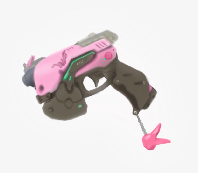 Va Gun ~ Watercolour By Ccpugs On Deviantart - D Va Weapon Png - Free ...