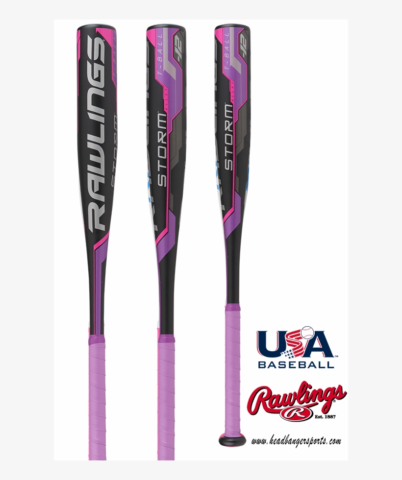 2018 Rawlings Storm Usa Baseball T-ball Bat - 2019 Rawlings Quatro ...