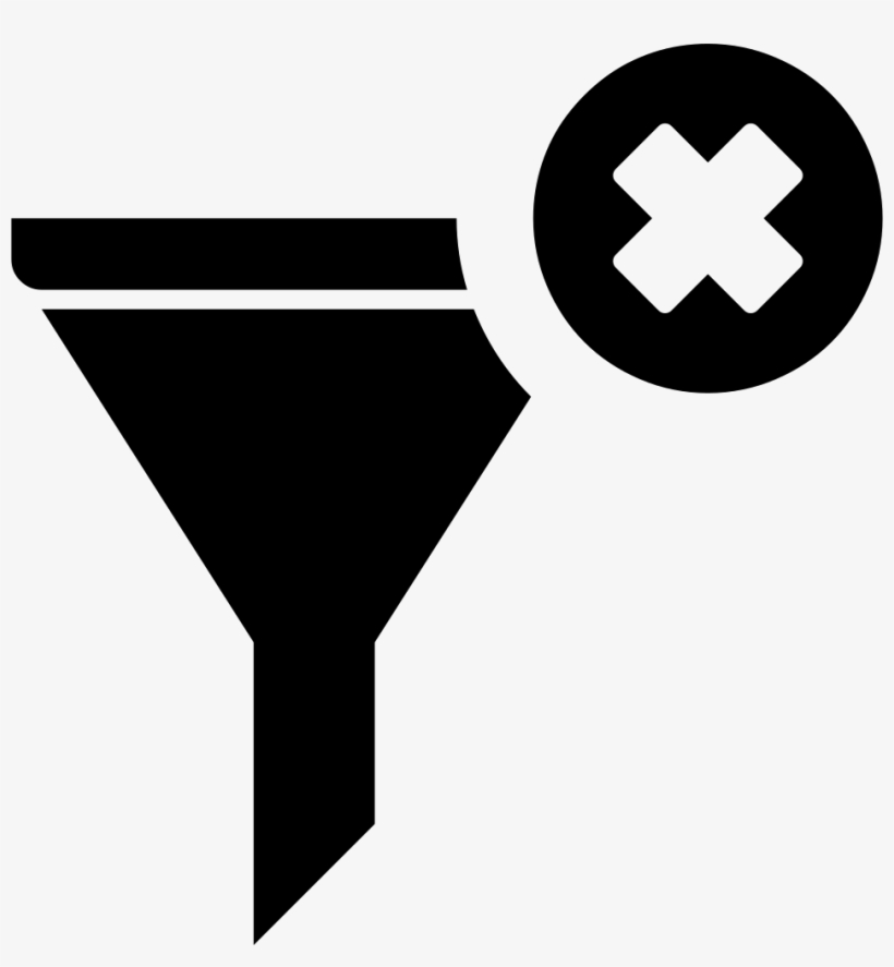 Filter Remove Comments - Icon Svg Remove Filter - Free Transparent PNG ...