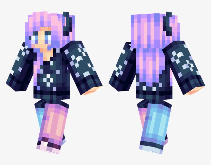 Stardust - Minecraft Skins Detailed Ombre - Free Transparent PNG ...