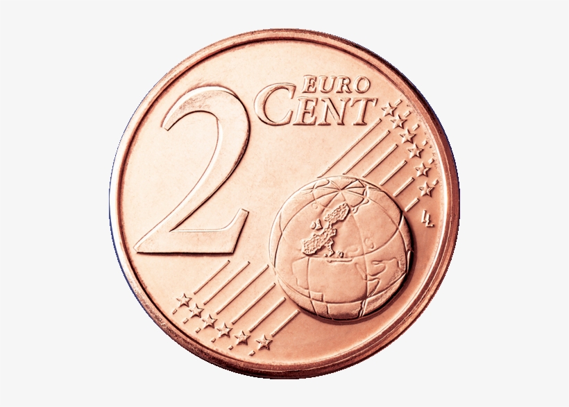 Euro 2 Cent - 2 Cent Euro - Free Transparent PNG Download - PNGkey