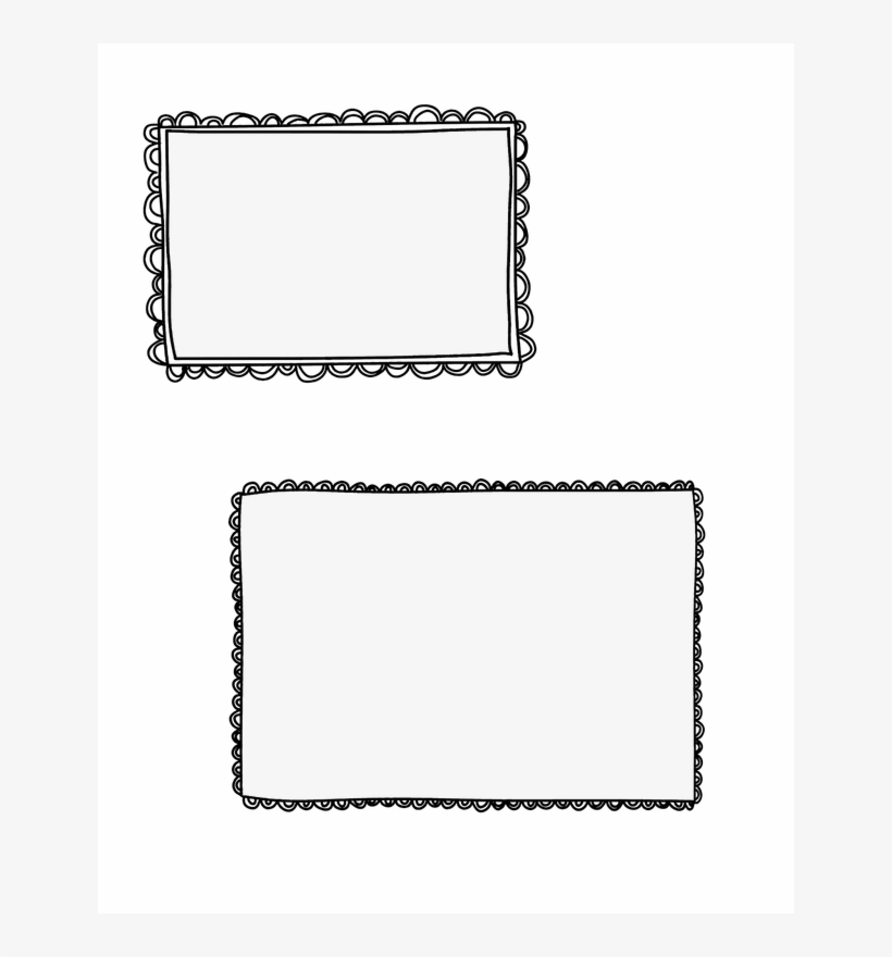 10 Free Png Doodle Frame Blog Boards - Slope - Free Transparent PNG ...