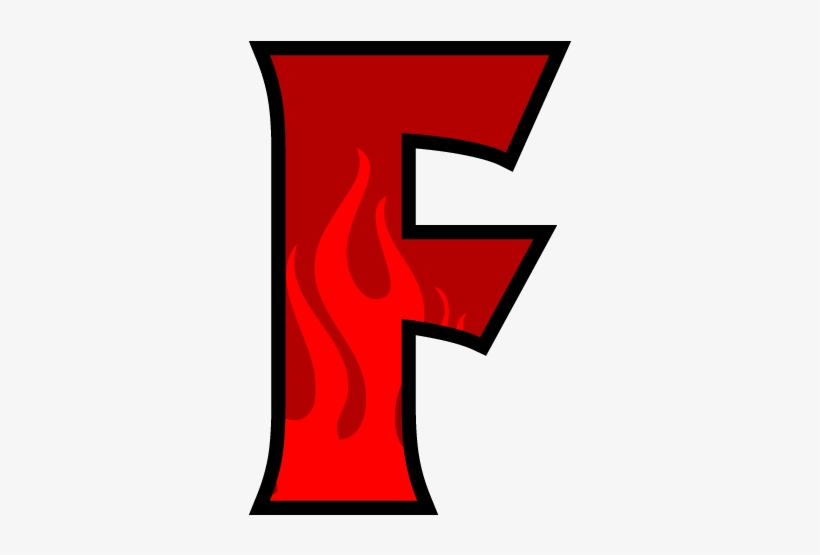 A Typography Based On A Two Tone Flame Vector That - F Logo - Free ...