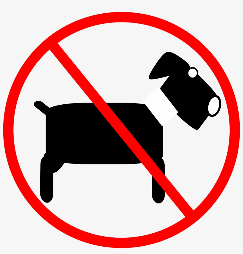 This Free Icons Png Design Of No Pets, No Animals - Free Transparent ...