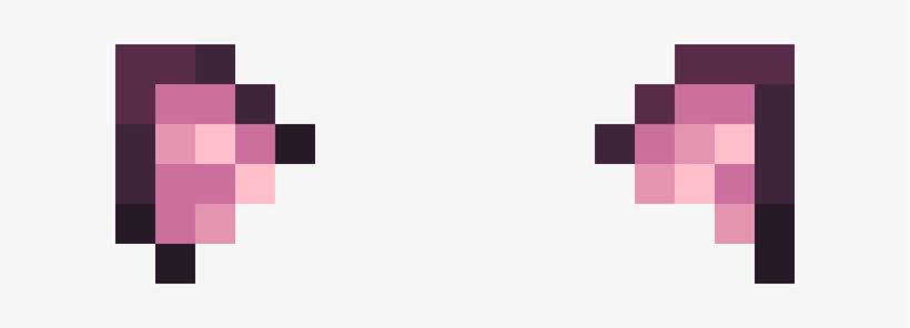 [ Img] - Cat Ears Png Pixel - Free Transparent PNG Download - PNGkey