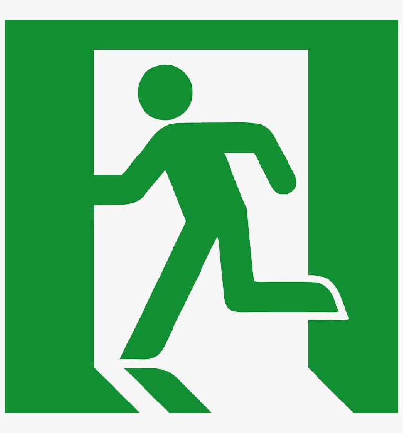Mb Image/png - Emergency Exit Sign Vector - Free Transparent PNG ...