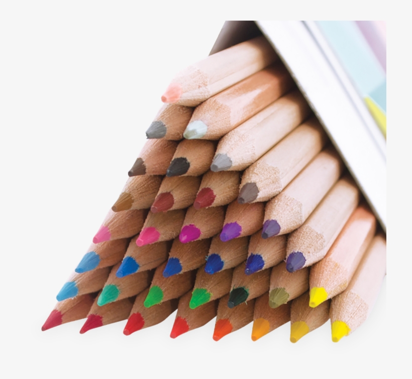 The Triangle Colored Pencils - Triangular Pencils - Free Transparent ...