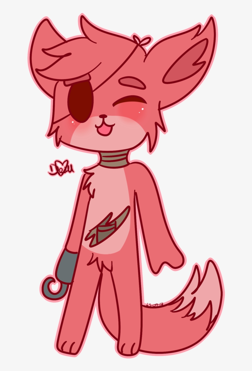 Kawaii Foxy By Chicapitufa-d80achj - Kawaii Fnaf - Free Transparent PNG ...