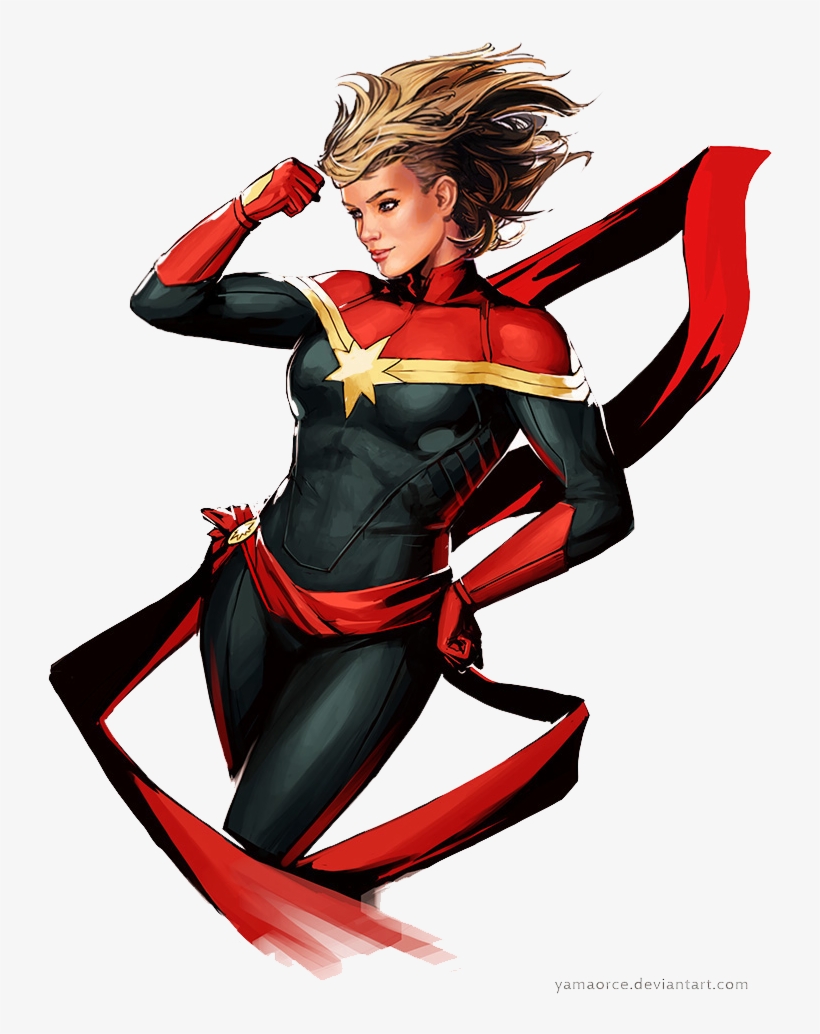 Captain Marvel Png Transparent Image - Captain Marvel No Background ...