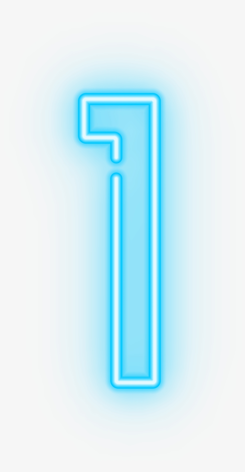 Neon Numbers Png - Free Transparent PNG Download - PNGkey