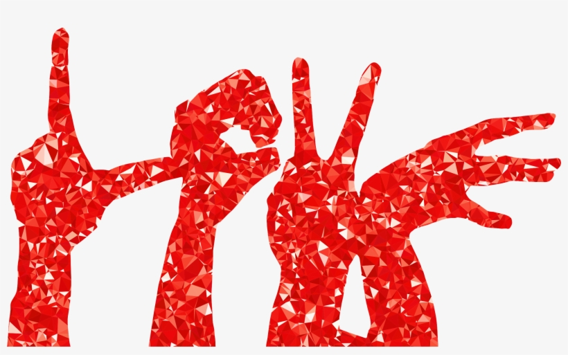 Love Hand Silhouette - Free Transparent PNG Download - PNGkey