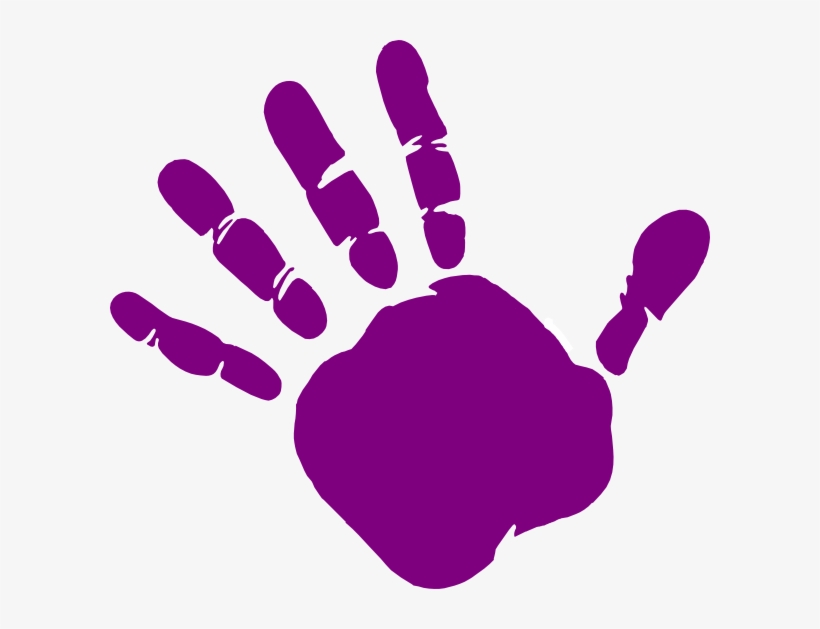 Left Hand Print Clip Art