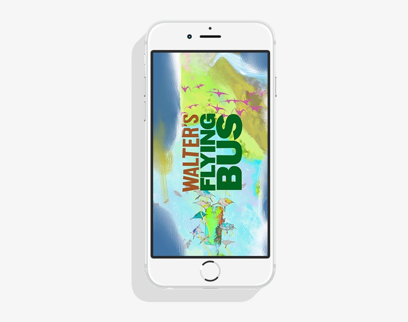 Walter's Flying Bus Iphone App - Poster - Free Transparent PNG Download ...