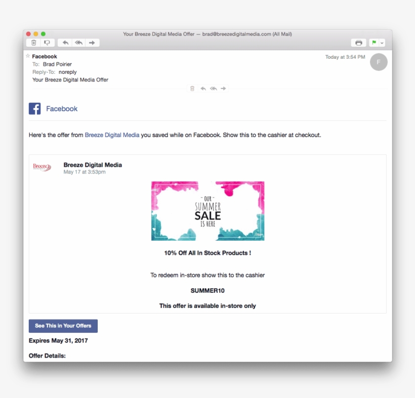 How To Create Facebook Coupons Offers - Application Software - Free ...