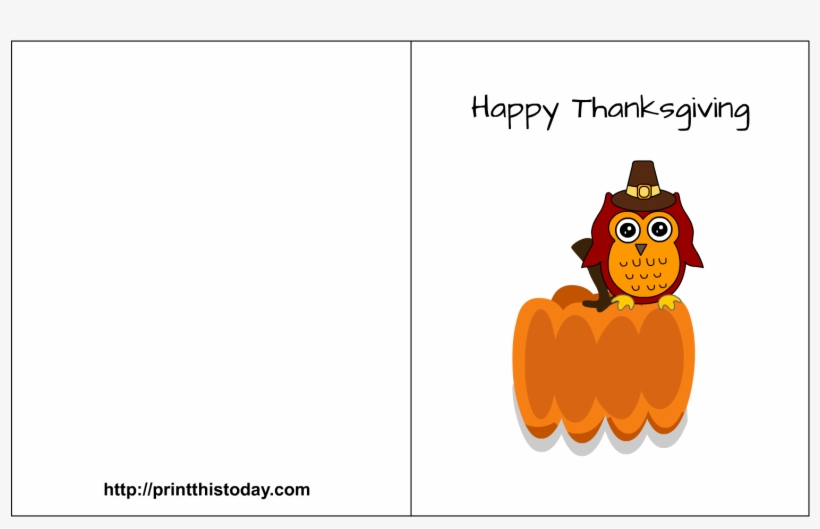 Happy Thanksgiving Card - Cute Printable Thanksgiving Cards - Free ...