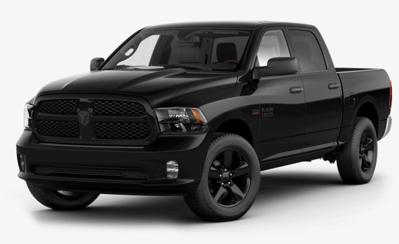 2017 Ram 1500 Crew Cab - 2017 Dodge Ram All Black - Free Transparent ...