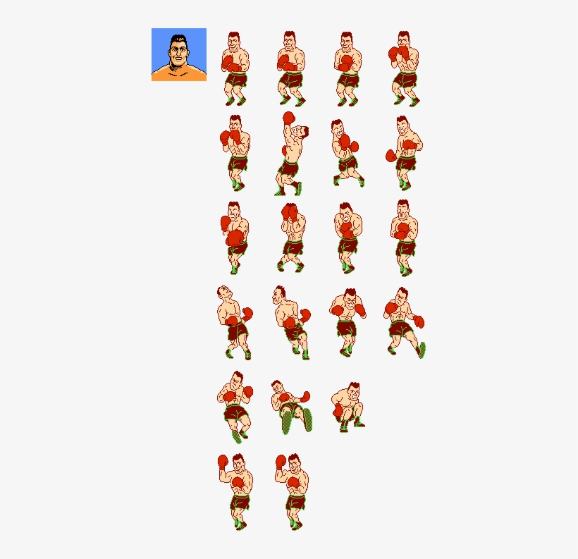 Punch Out Nes Sprites