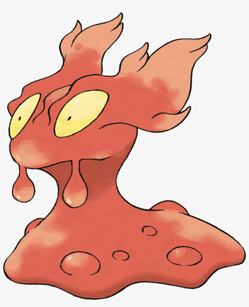 Hsart 218 - Slugma Pokemon - Free Transparent PNG Download - PNGkey