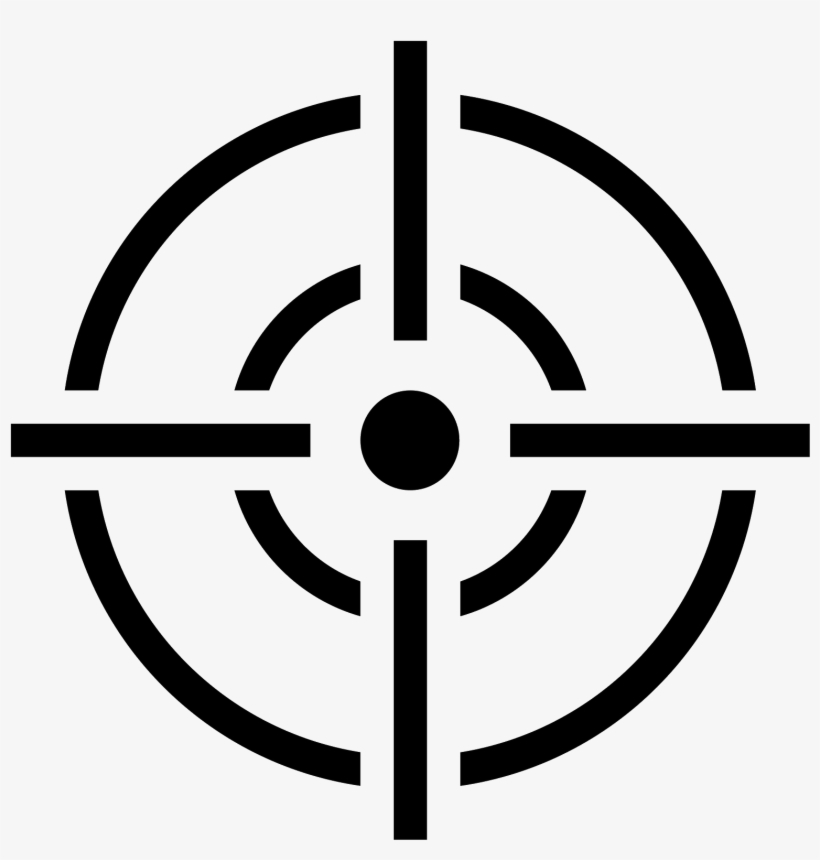 Crosshair Target Icon - Accuracy Icon Png - Free Transparent PNG Download - PNGkey