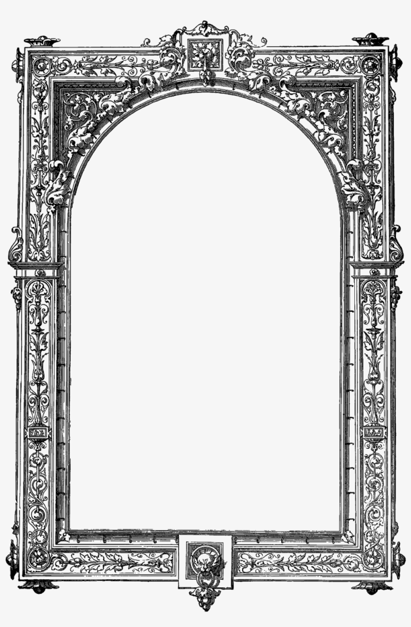 Digital Stamp Design - Picture Frame - Free Transparent PNG Download ...