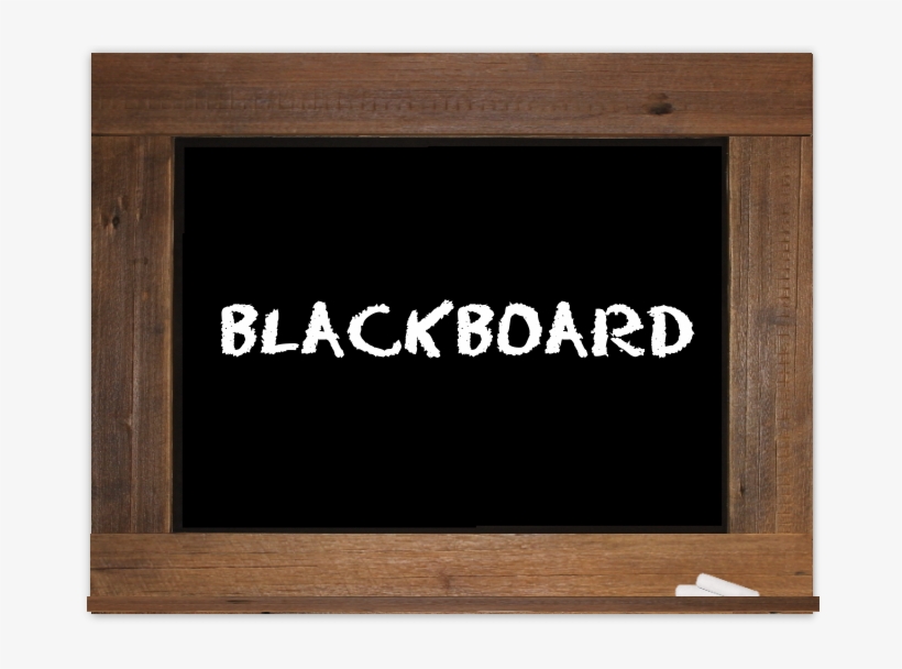 Rustic Aged Hardwood Timber Blackboard With Ledge By - Plywood - Free ...