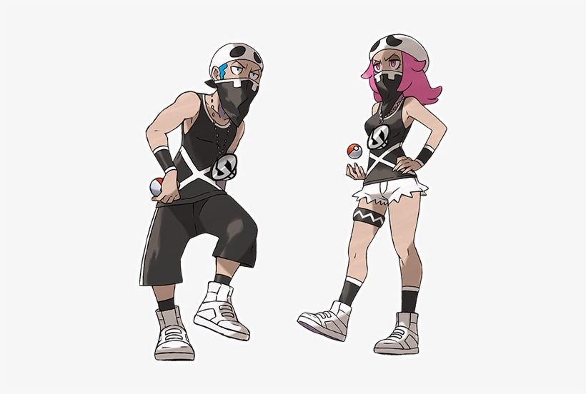 View Grunts , - Pokemon Sun Moon Team Skull - Free Transparent PNG ...