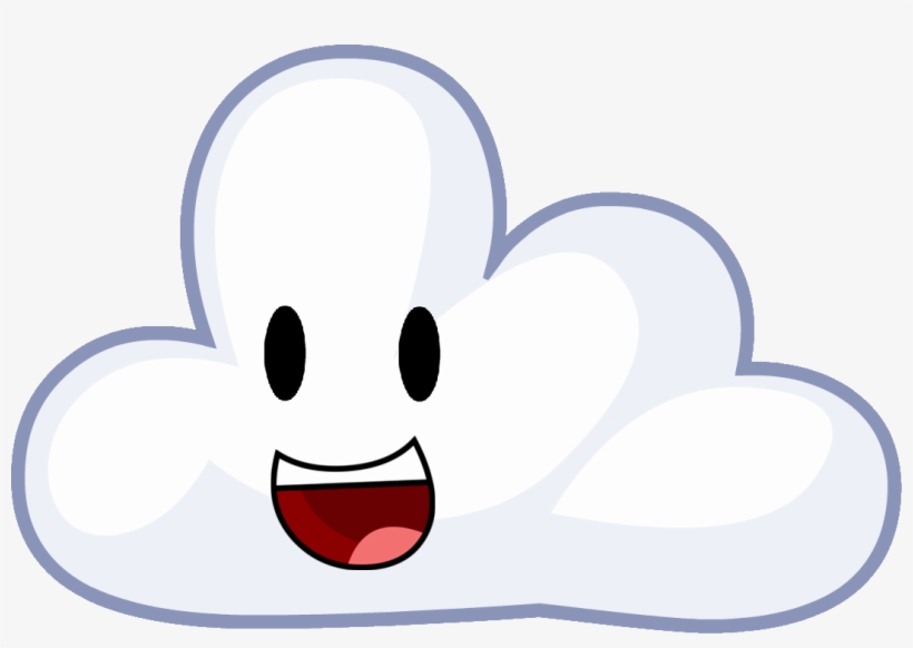 New Cloudy - Battle For Dream Island Cloudy - Free Transparent PNG ...