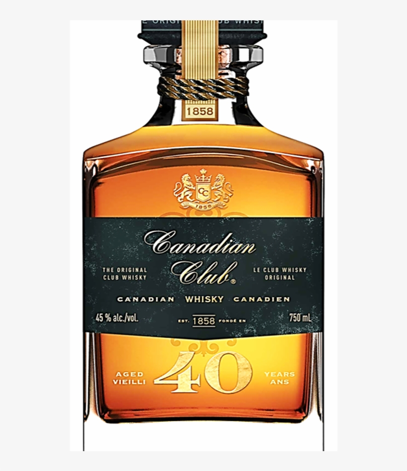 Canadian Club 40 Year - Free Transparent PNG Download - PNGkey