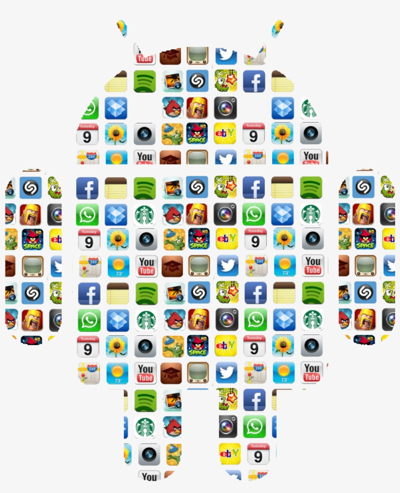 Top 5 Free Android Apps Everyone Should Be Using On - Apps Android - Free Transparent PNG ...