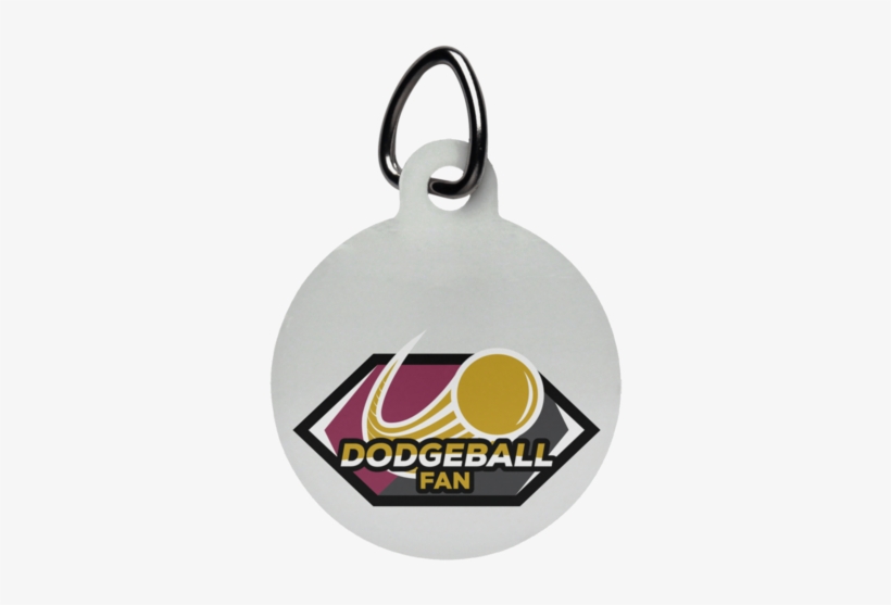 Dodgeball Fan Circle Pet Tag - Sports - Free Transparent PNG Download ...