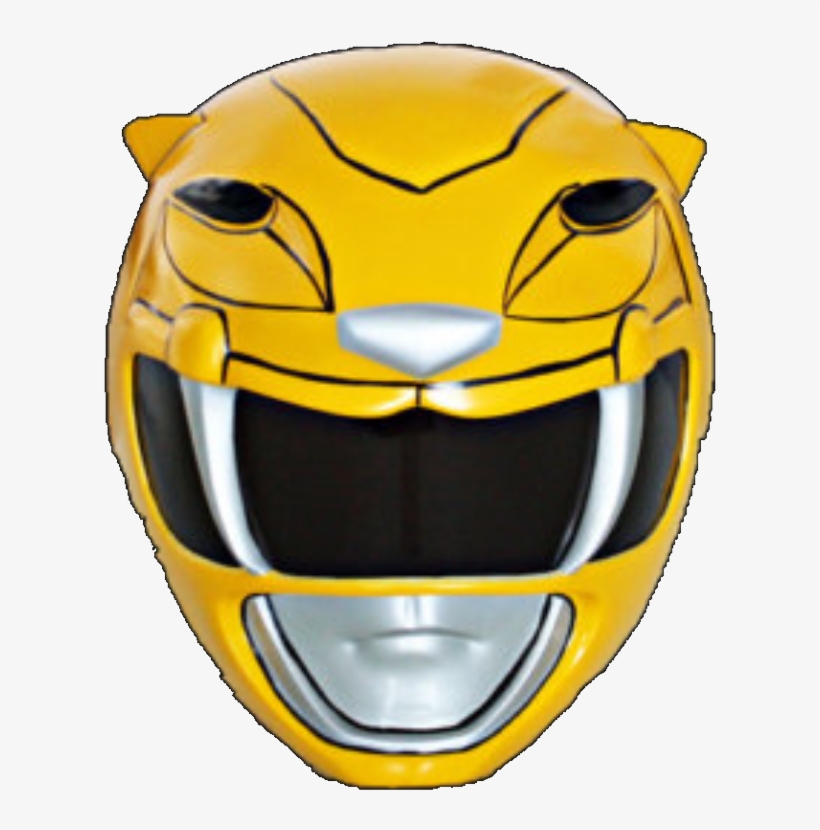 Mighty Morphin Yellow Ranger Helmet - Free Transparent PNG Download ...