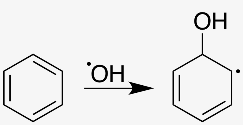 Benzene Hydroxyl Reaction - Structure - Free Transparent PNG Download ...
