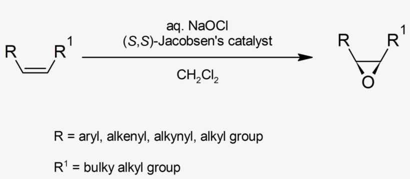 General Jacobsen Reaction - Jacobsen Epoxidation - Free Transparent PNG ...