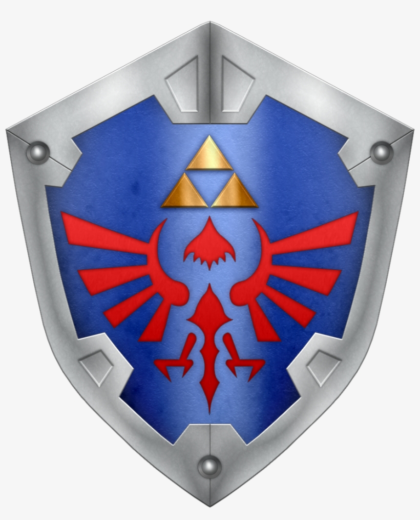 Zelda Clipart Master Shield - Zelda Shield Template - Free Transparent ...