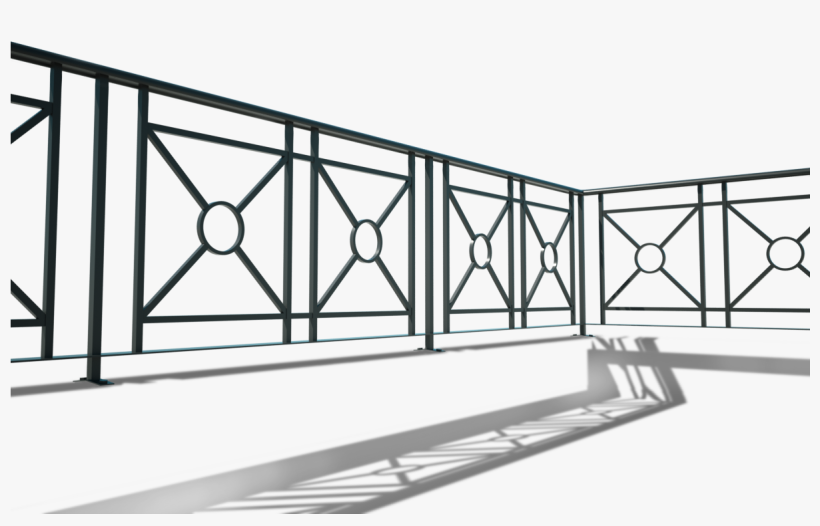 Wrought Iron - Lion - Railing Of Terrace - Free Transparent PNG ...