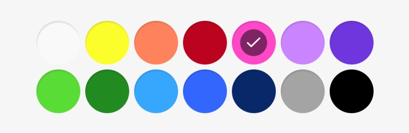 Color Picker - Radio Button With Color - Free Transparent PNG Download ...