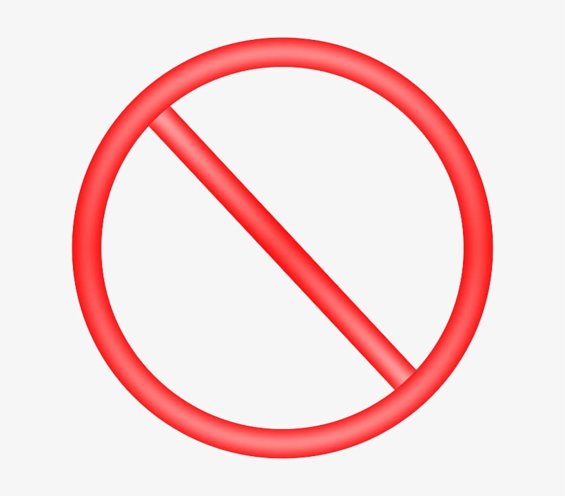 No, Warning, Ban, Banned, Attention, Prohibition - Prohibido Clipart ...