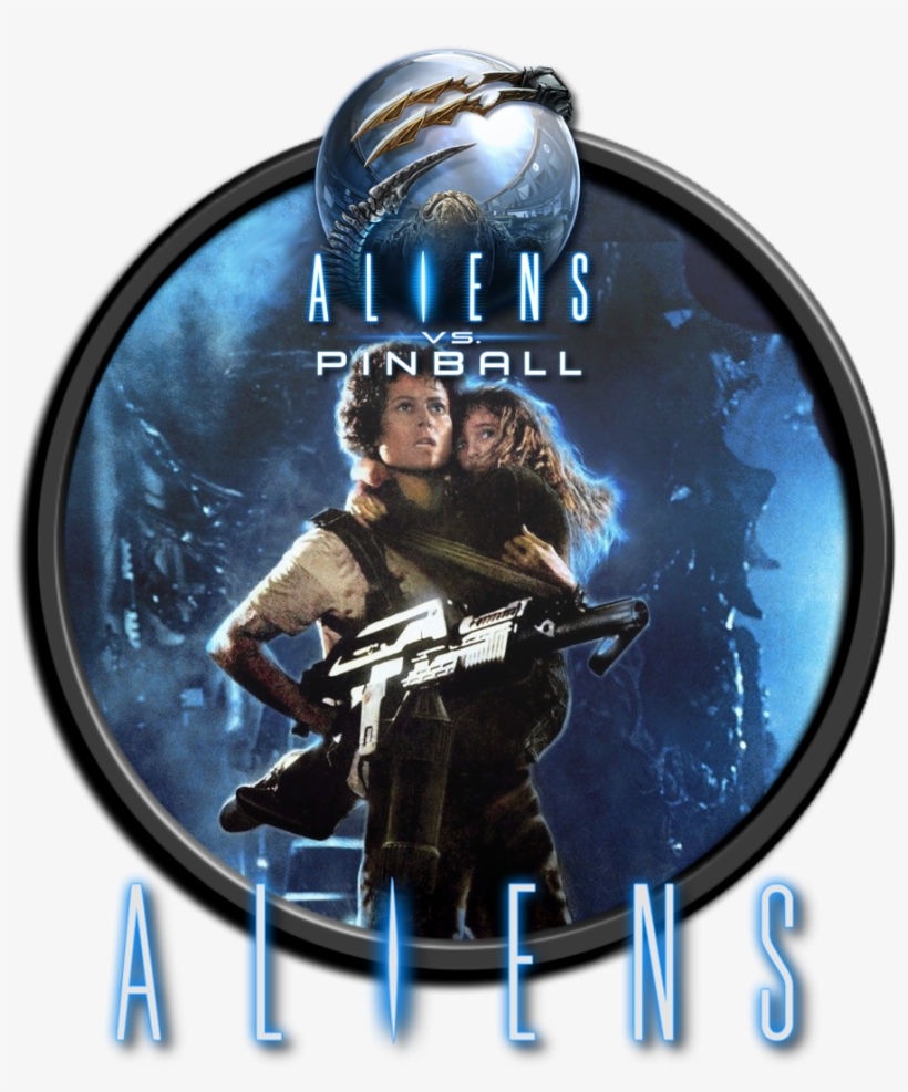Aliens Vs - Pinball - Aliens - Aliens 2 Movie Poster - Free Transparent ...