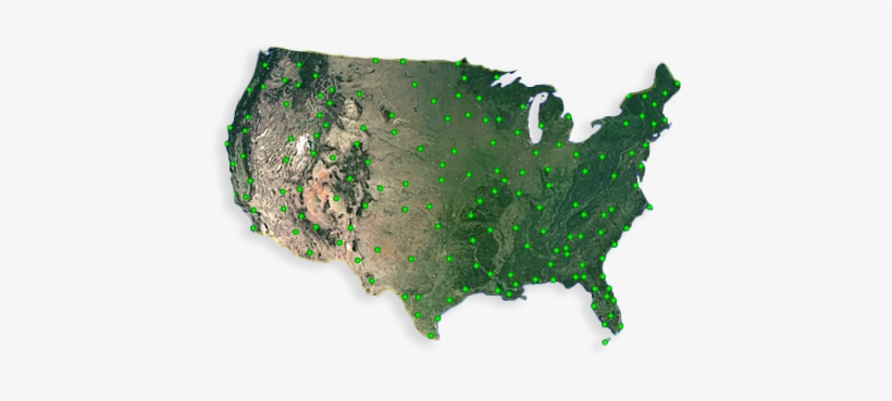 Lightning Sensor Network - Map - Free Transparent PNG Download - PNGkey
