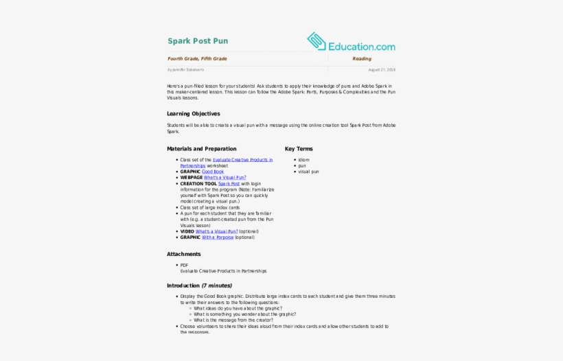 Spark Post Pun - Worksheet - Free Transparent PNG Download - PNGkey
