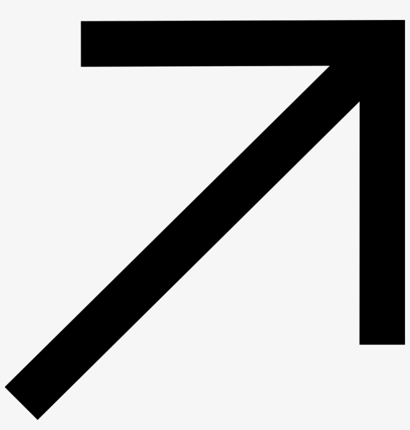 Arrow-move - Flecha Inclinada Hacia Arriba - Free Transparent PNG ...
