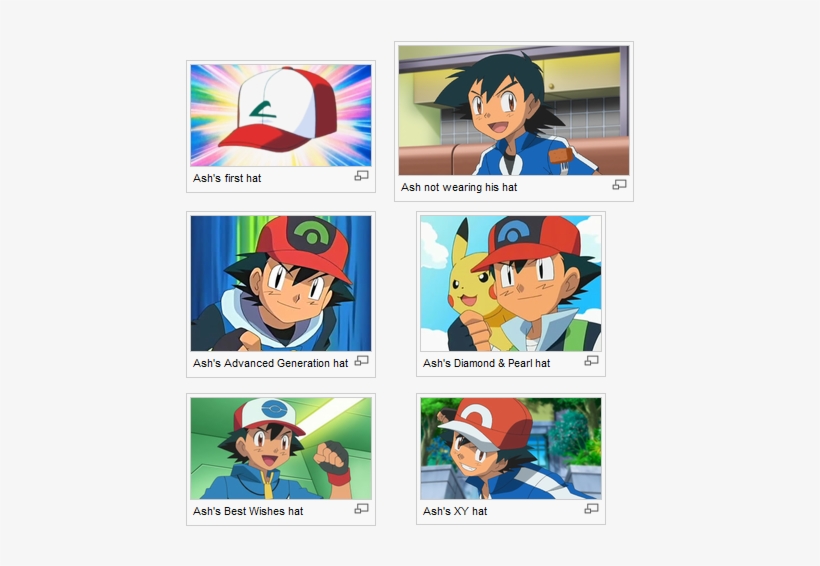 Pokemon Ash Ketchum Reference Pokeani - Ash Ketchum Hat - Free ...