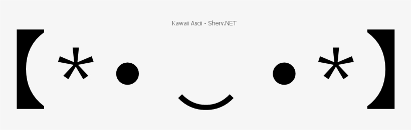 Kawaii Ascii Text Emoticon - Circle - Free Transparent PNG Download ...