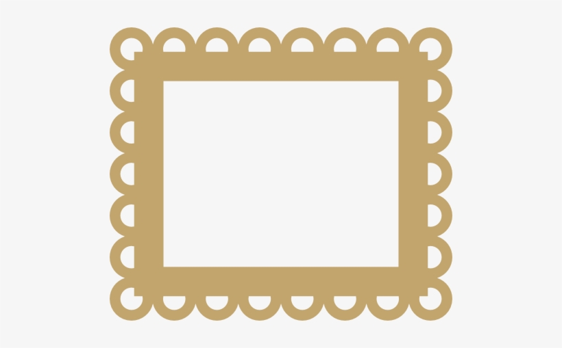 This - Scalloped Border Frame Png - Free Transparent PNG Download - PNGkey