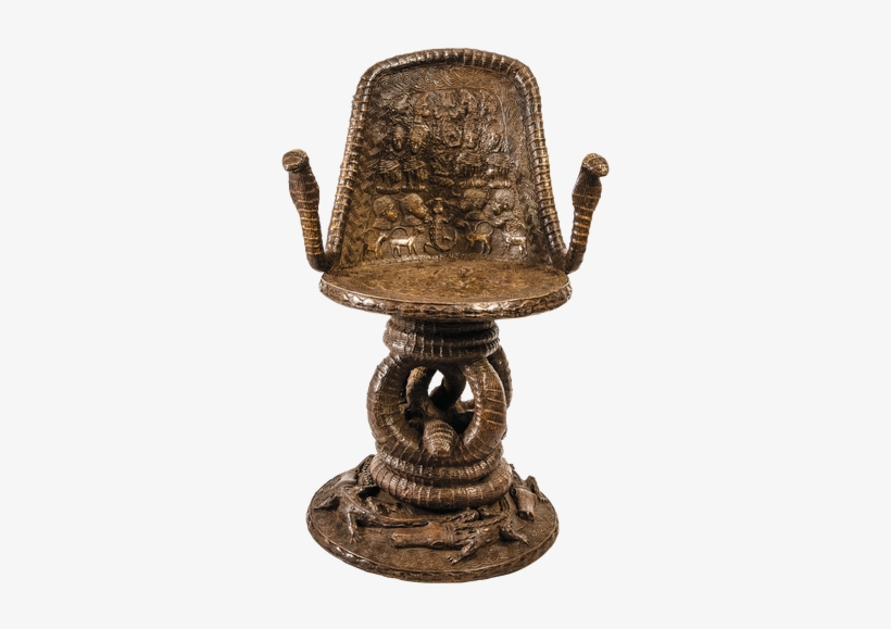 This Unique Throne Features Cobra Head Arm Rests, And - Chair - Free ...