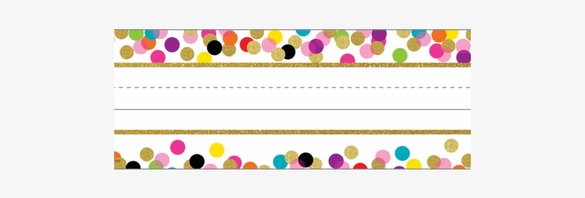 Confetti Flat Name Plates - Confetti Name Plate - Free Transparent PNG ...